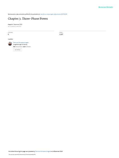 Chapter 3 Three Phase Power V1 Pdf Ac Power Electrical Engineering