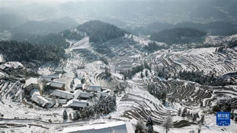 雪霁梯田美如画 陈振海 新化 湖南省