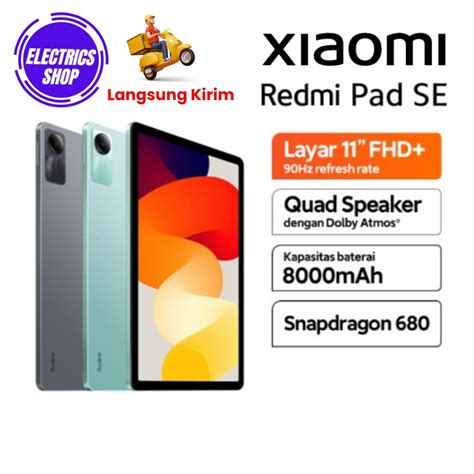 Jual Xiaomi Redmi Pad Se Gb Garansi Resmi Xiaomi Shopee Indonesia