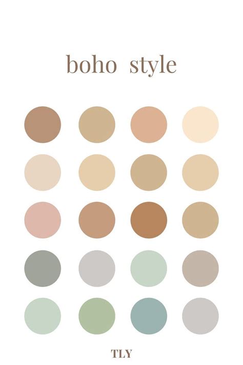 Boho Style Aesthetic Color Palette Artofit