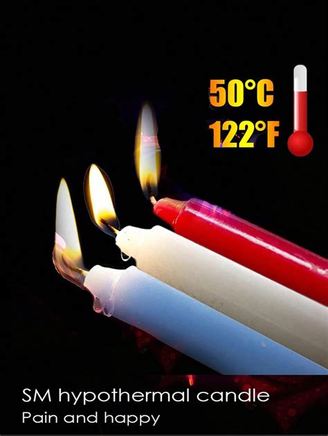 3pcs Low Temperature Candle Bdsm Drip Candles Sex Toy For Adult Sm Bed Restraints For Couple