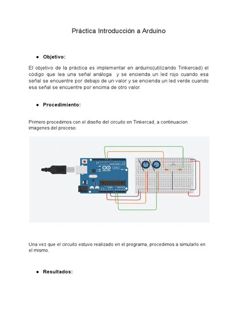 Práctica Introducción A Arduino Pdf