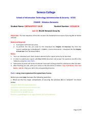 Exploring WLAN Network Security In Lab 10 Course Hero