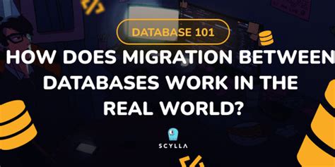 Database 101 How Does Migration Between Databases Work In The Real