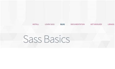 Best Sass Tutorials A Comprehensive Guide To Sass