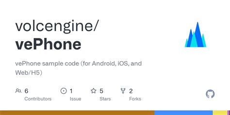 GitHub Volcengine VePhone VePhone Sample Code For Android IOS And Web H5