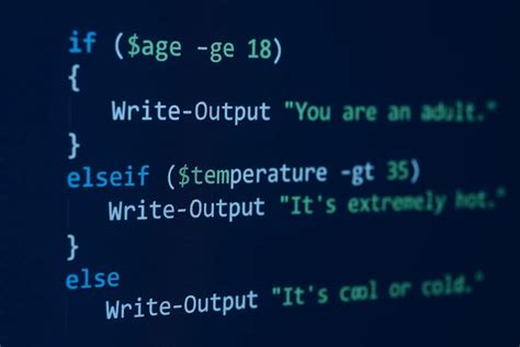 Understanding Conditional Logic In Powershell
