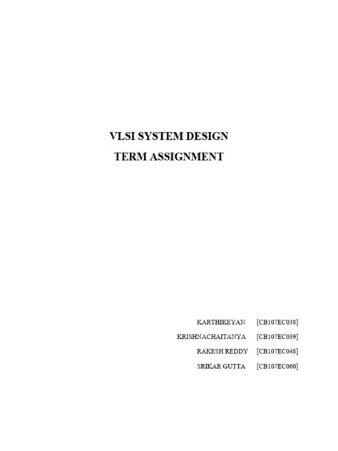 Vlsi Abstract Pdf