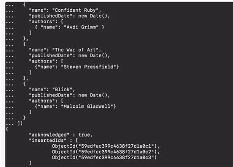 How To Insert Many Documents Into A Mongodb Collection