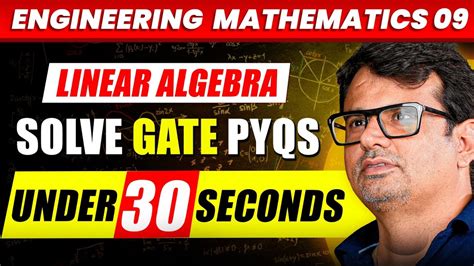 Engineering Mathematics Shorts Tricks Linear Algebra By Gp Sir Youtube