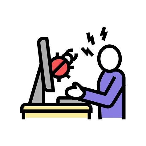 Sysadmin Fixing Debug Color Icon Vector Illustration 10302516 Vector Art At Vecteezy