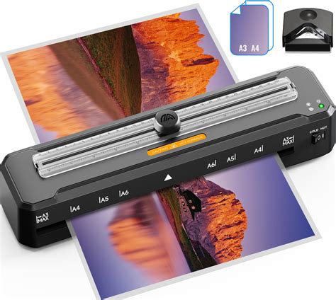 Maxdone Laminator A3 Laminator Built In Cutter Laminator Machine