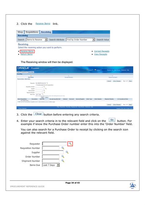 Oracle R IProcurement Reference Guide PDF