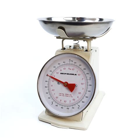 Traditional Kitchen Scale 5kg Analogue Vintage Food Weaning Scales Steel Bowl Ebay