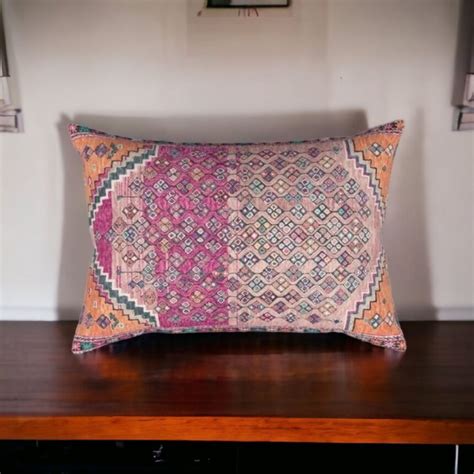 Indian Kantha Inspired Velvet Cushion Covers Home Stuff