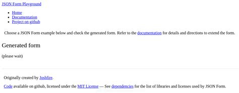 Errors Running Playground · Issue 378 · Jsonformjsonform · Github