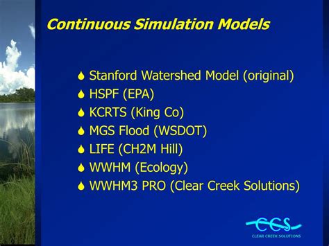 Ppt Hydrologic Computer Modeling Washington Hydrology Society March 2006 Powerpoint