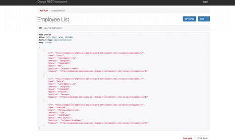 Github Mehraasahilcompanies Employees Api Django