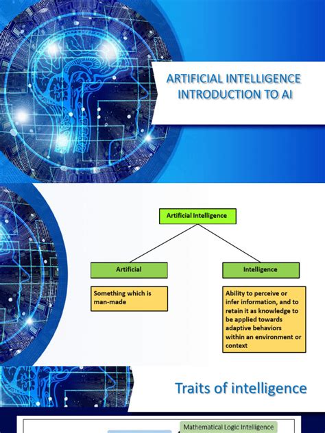 3092456 1 Introduction To Ai Foundational Basic Concepts Of Ai To Upload Pdf Intelligence