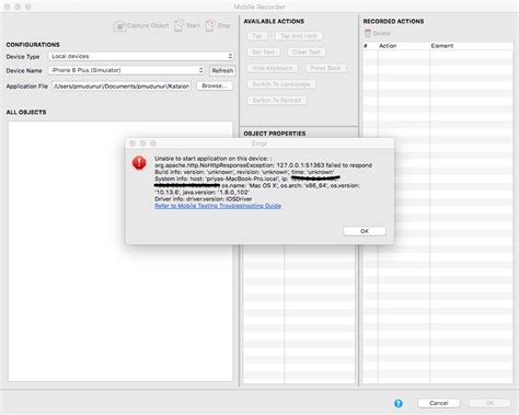 ios and android setup on macos build failed when trying to set up webdriveragent project