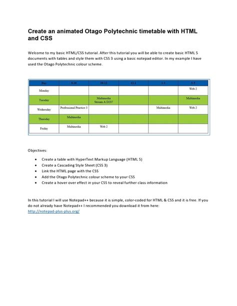 Tutorial Animated Html Tutorial