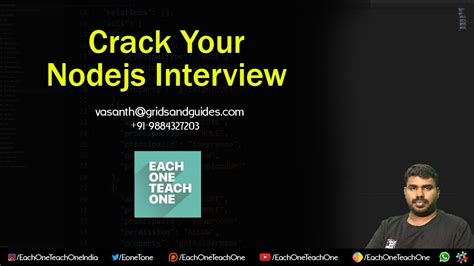 Crack Your Nodejs Interview Each One Teach One Youtube