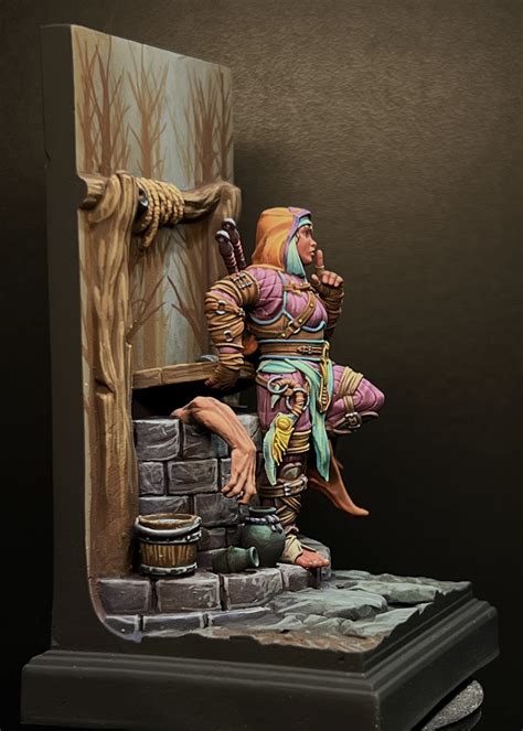 3d Printable Ravenna Bloodsoaked Halfling Assassin By Flesh Of Gods