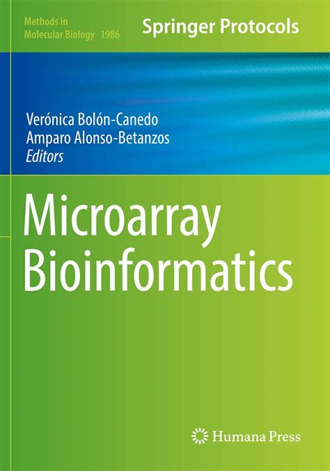 Buy Microarray Bioinformatics 1986 Methods In Molecular Biology Book Online At Low Prices In