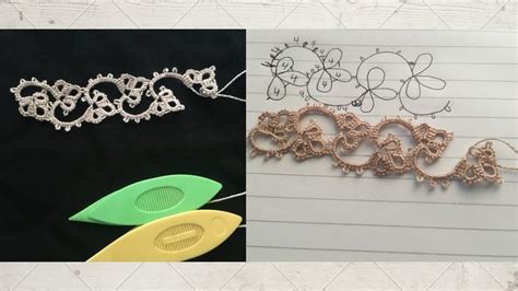 Shuttle Tatting Basic Lace Pattern For Beginners In Tamil Thread And Needle Tatting
