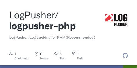 Github Logpusher Logpusher Php Logpusher Log Tracking For Php Recommended