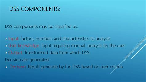 Dss And Decision Support System And Its Types Pptx Operating Systems Computer Software And