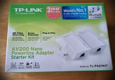 Tp Link Wifi Extender Av Nano Powerline Adaptor Starter Kit Computers Tech Parts