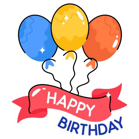 Happy Birthday Generic Sticker Color Lineal Color Sticker Freepik