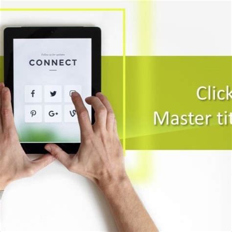 Connect PowerPoint Template Powerpoint Template Free Mobile Technology