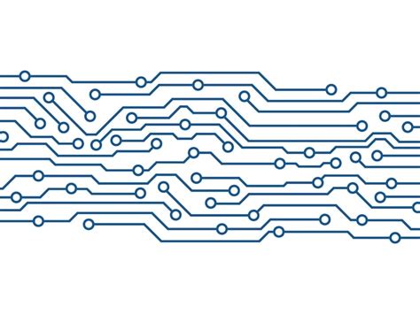 Premium Vector Abstract Futuristic Blue Circuit Board Technology