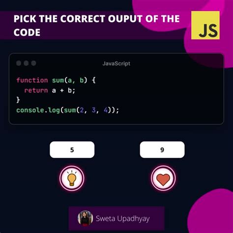 Sweta Upadhyay On Linkedin 🧠 Test Your Javascript Knowledge 🚀 👋 Hey Fellow Coders Time To