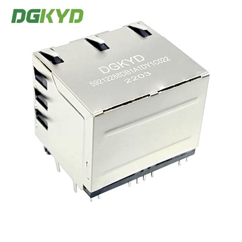 Rj45 Multiport Socket With Shielded Modular Block Interface