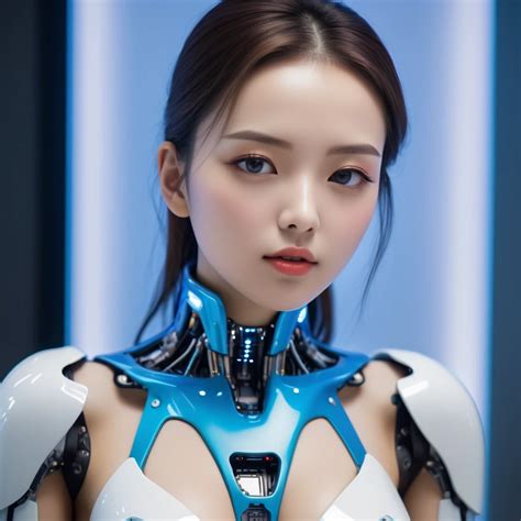 Ai Equipped Autonomous Female Android々an Exhibition Showing Sex