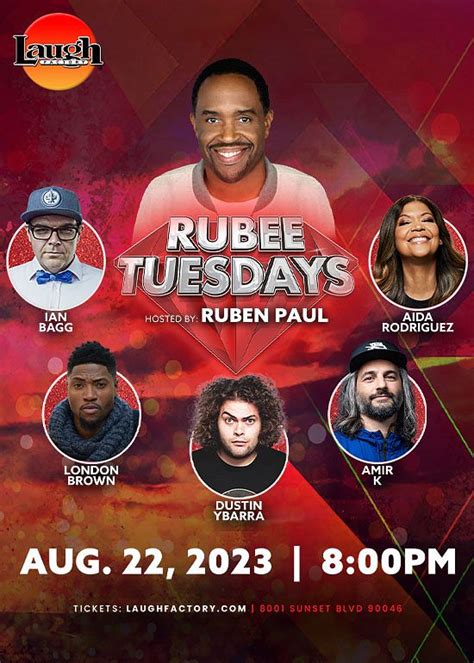 Rubee Tuesdays Tickets At Laugh Factory Hollywood In Los Angeles By Laugh Factory Hollywood Tixr