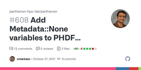 add metadata none variables to phdf output by nmsriram · pull request