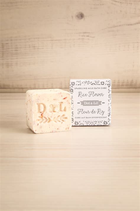 Rice Flower Milk Bath Cube Maison Garçonne