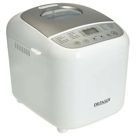 Хлебопечь DELTA LUX DE-6000 белая купить на OZON по низкой цене ...