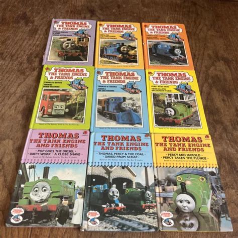 9 X Vintage 1980s Ladybird Book Bundle ~ Thomas The Tank Engine