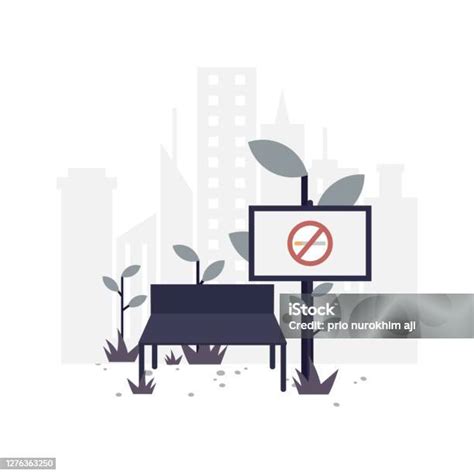 금연 플랫 일러스트레이션 벡터 디자인 방문 페이지 Ui 웹 사이트 모바일 앱 에디토리얼 포스터 전단지 기사 및 배너에 적합합니다