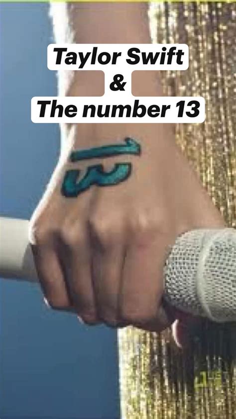 Taylor Swift And The Number 13 Taylor Swift Style Taylor Swift Number