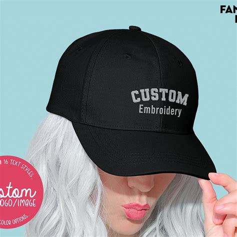 Custom Baseball Cap Etsy