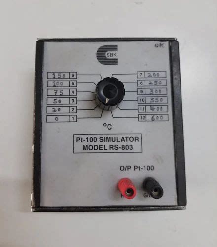 Ms Analog Rtd Simulator For Industrial Model Namenumber Rs 803 At