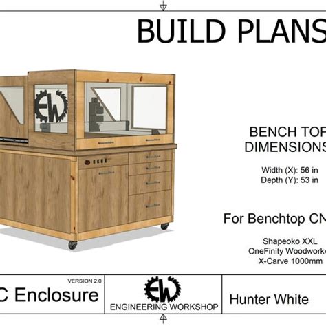 Cnc Enclosure Build Plans And Cut List Reduces Noise Lowers Etsy