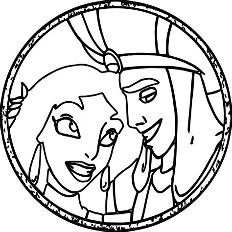 space shape coloring page