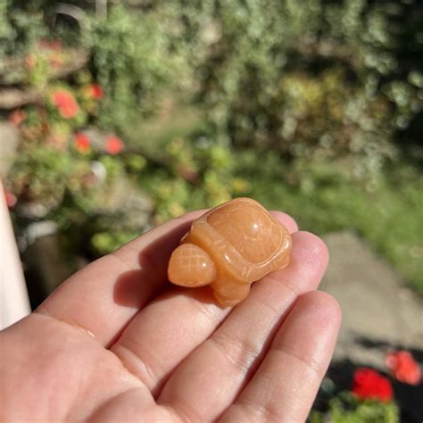 Broasca Testoasa Calcit Orange Gravata Manual 40mm